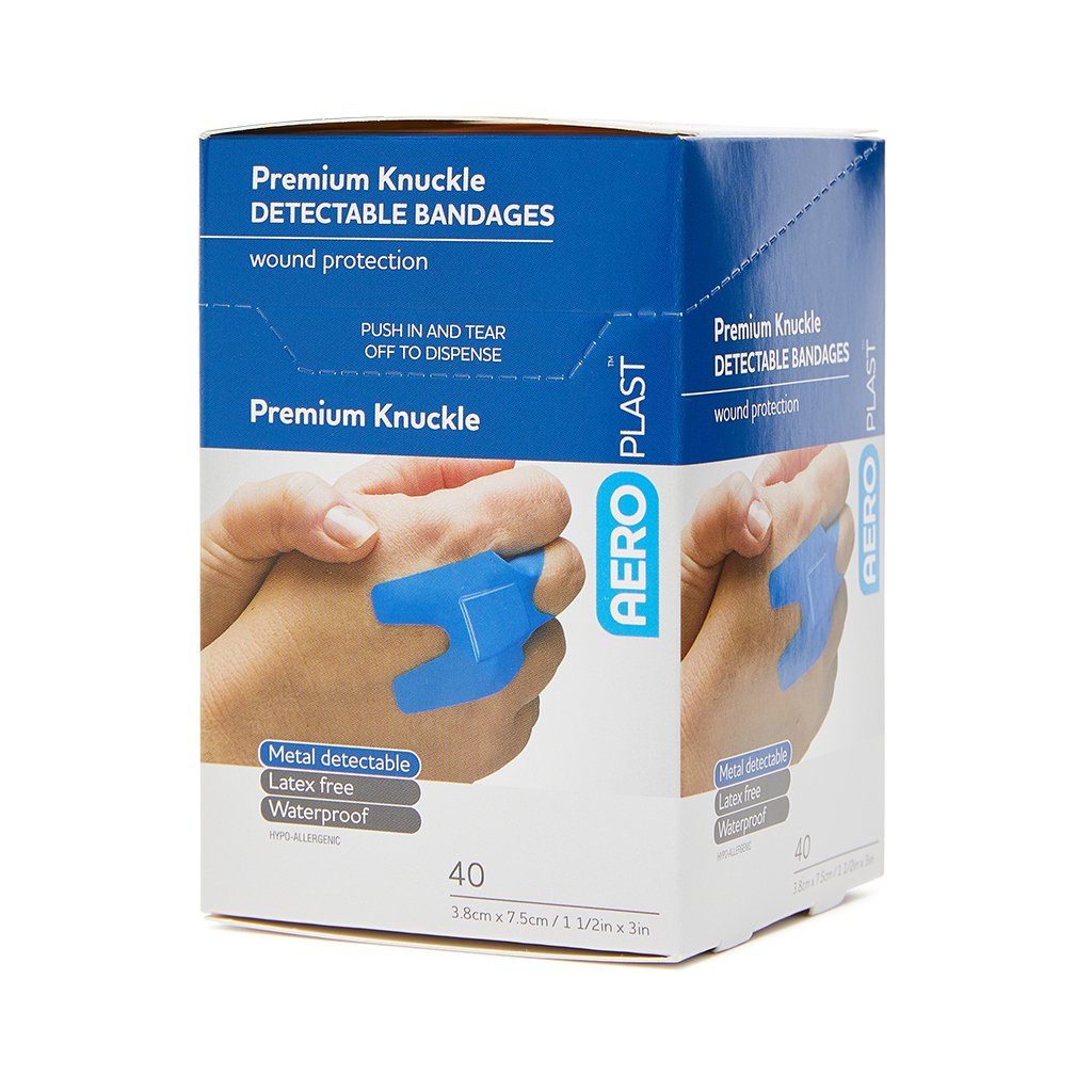 Blue Detectable Knuckle Dressing (40) – Brenniston