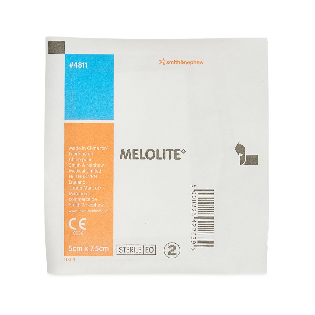 Melolite Low-adherent Dressing 5cm x 7.5cm – Brenniston