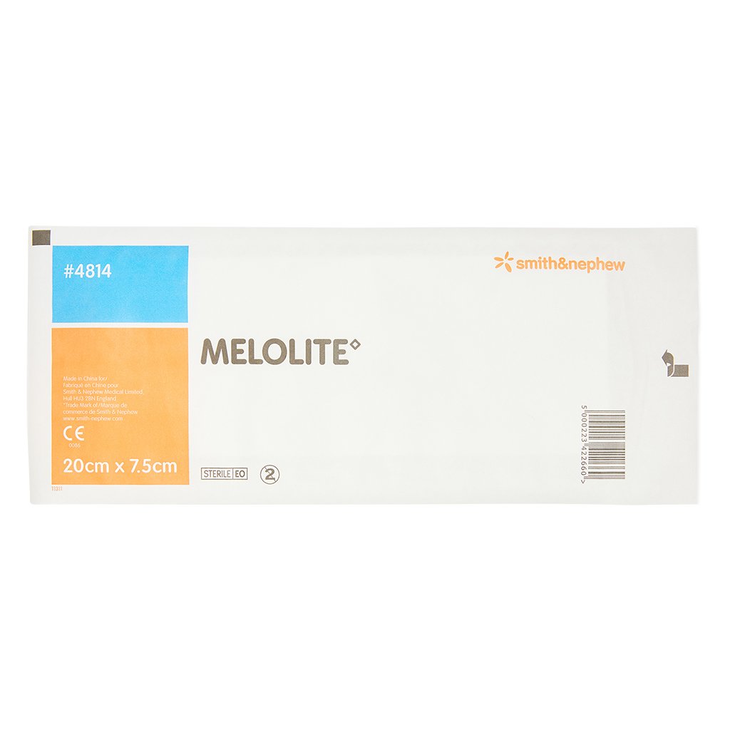 Melolite Low-adherent Dressing 7.5cm x 20cm – Brenniston